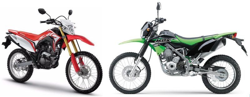 Komparasi Honda CRF 150L vs Kawasaki KLX 150 BF, Sudah Jelas... - MOTOGOKIL