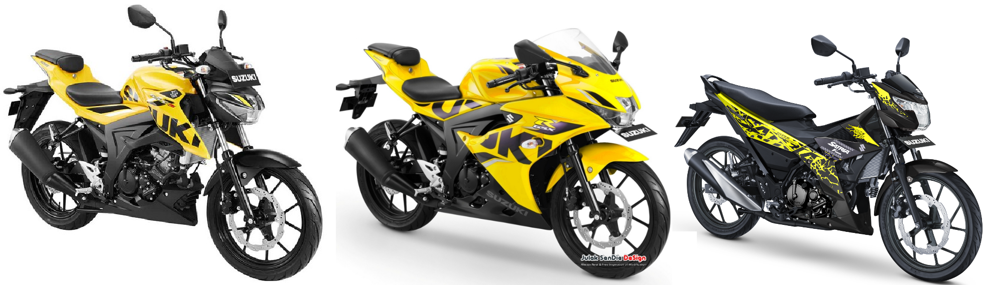 Suzuki Satria FUFI Lengkapi Varian DOHC Warna Kuning - MOTOGOKIL